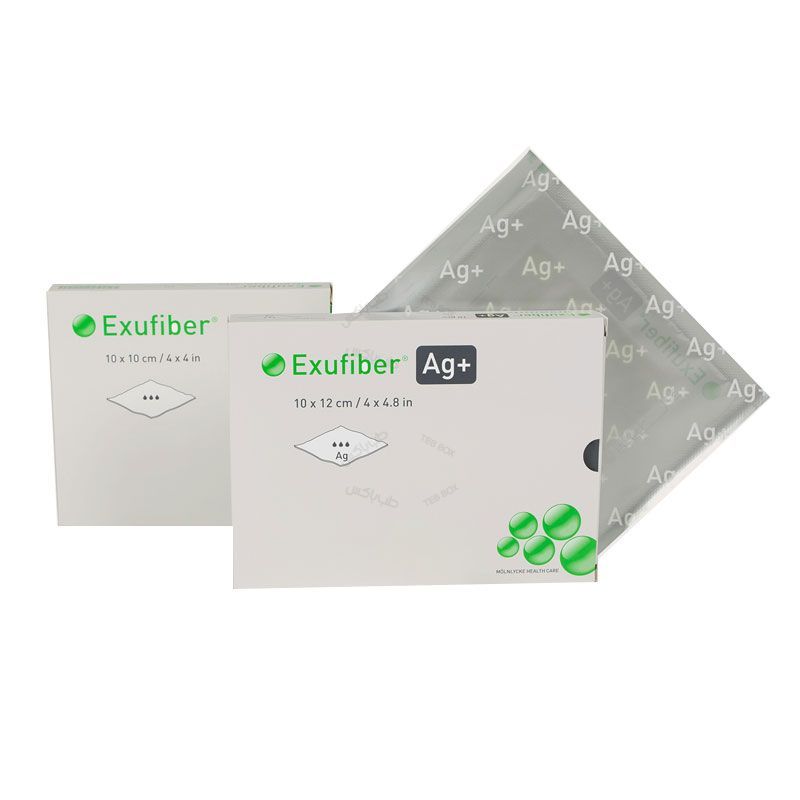 اگزوفایبر نقره دار پانسمان ژله ای شونده مونلیکه Exufiber